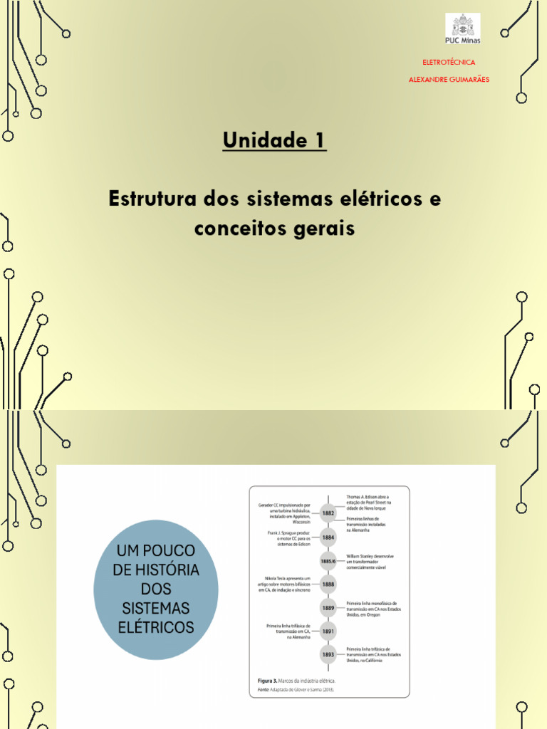 Eletrotécnica Unidade 1 Estrutura Dos Sistemas Elétricos e Conceitos Gerais (1) | PDF