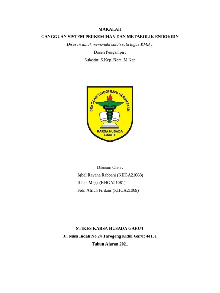 MAKALAH KMB 1 FIX | PDF