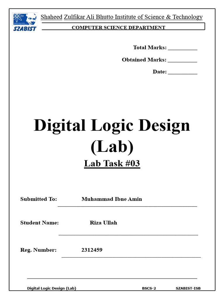 Lab Task 03 | PDF