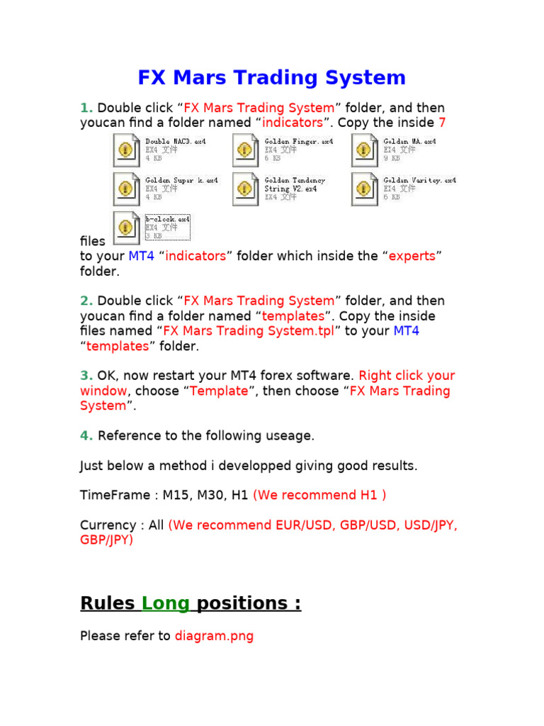 FX Mars Trading System | PDF