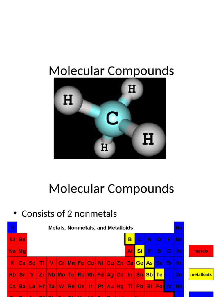 8 - !molecular Compounds | PDF