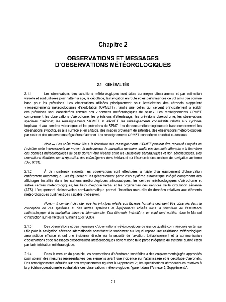 généralités obs | PDF