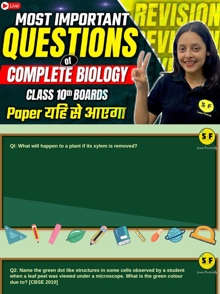 Most Important Questions for Boards | PDF