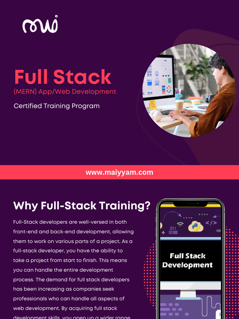 Full-Stack (MERN) Development - Traineeship Brochure | PDF