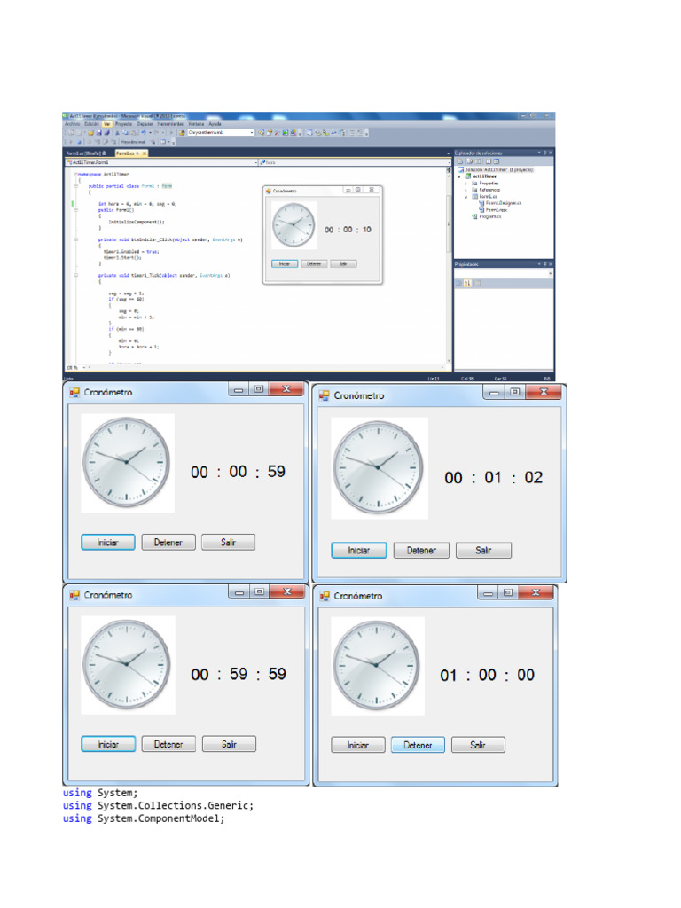 Cronómetro SemáforoMarthaCarlos | PDF