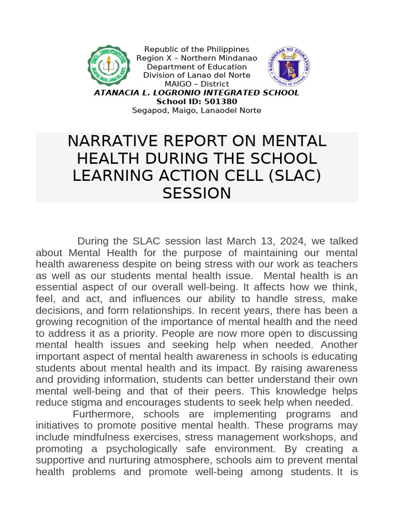 Narrative ReportINSET24 | PDF