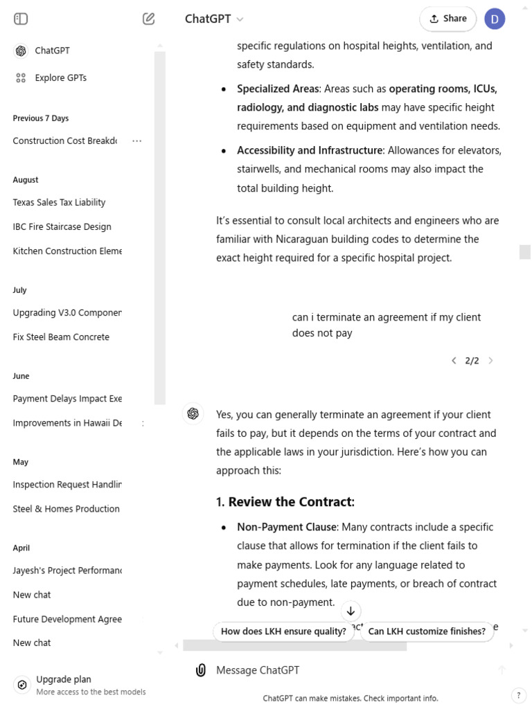 Construction Cost Breakdown | PDF