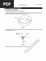 Physics 9702 Paper 4 - Motion in A Circle | PDF