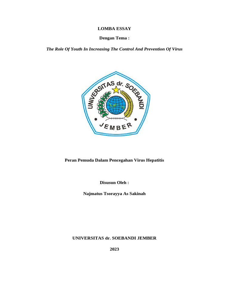 Lomba Essay Hepatitis | PDF