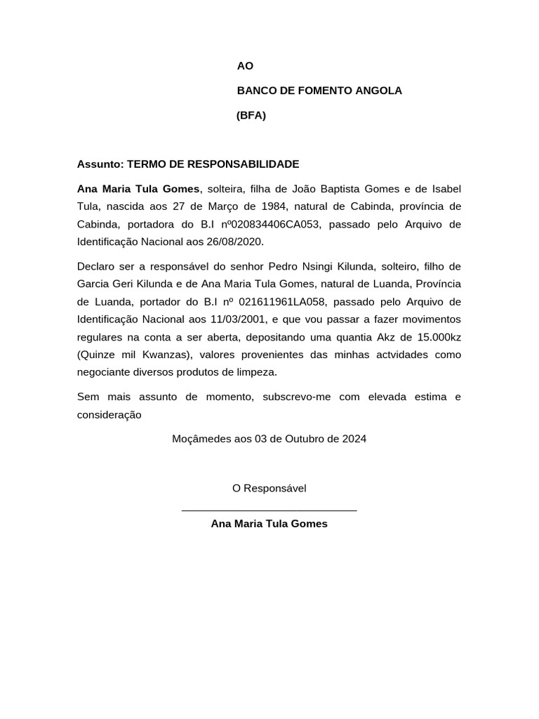 Declaração de Rendimento | PDF