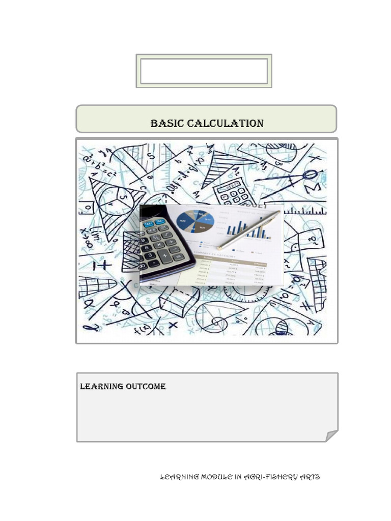 Module 3 Basic Calculations | PDF