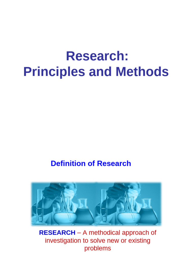 Research Principle & Method | PDF