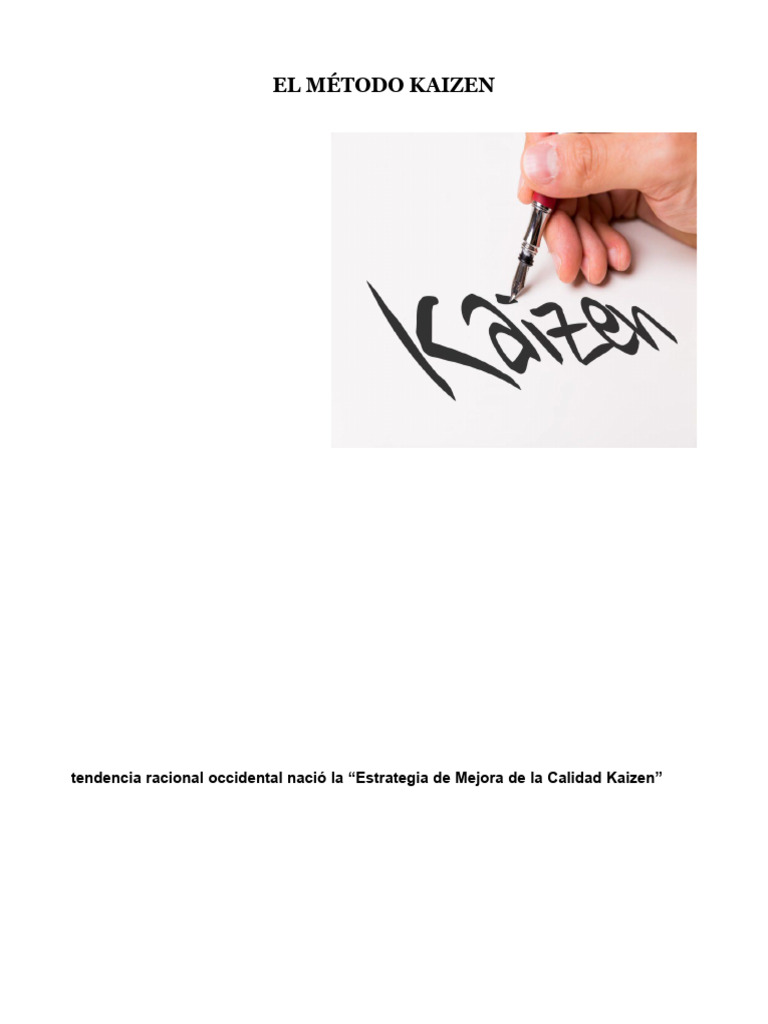 KAIZEN (1) - Nivel 12-2024 | PDF