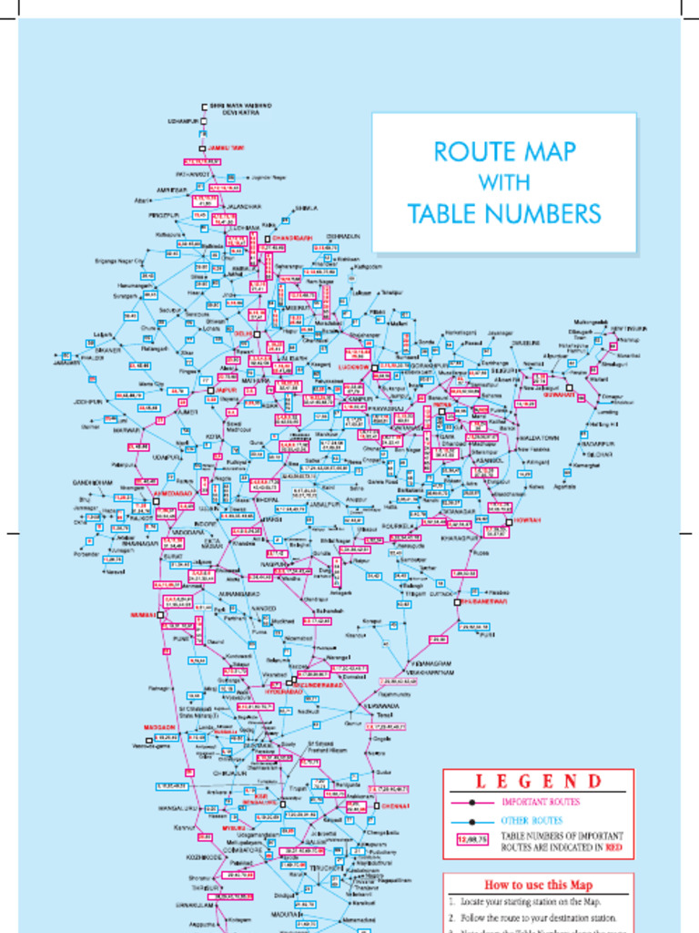 RouteMap Table Index | PDF