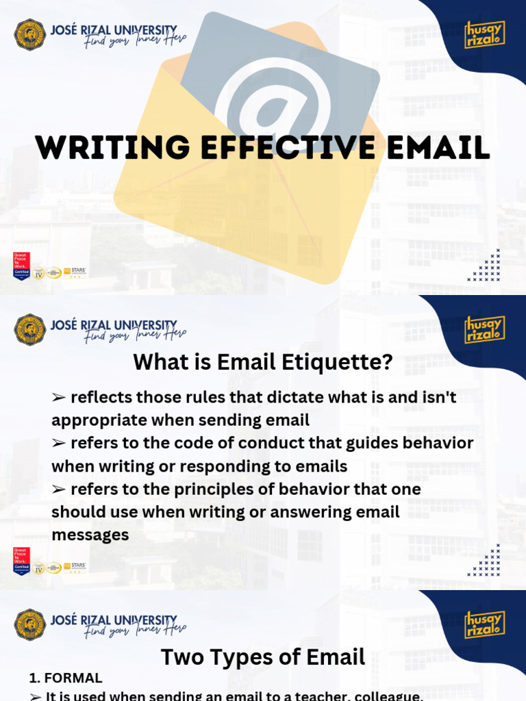 Writing Effective Email | PDF