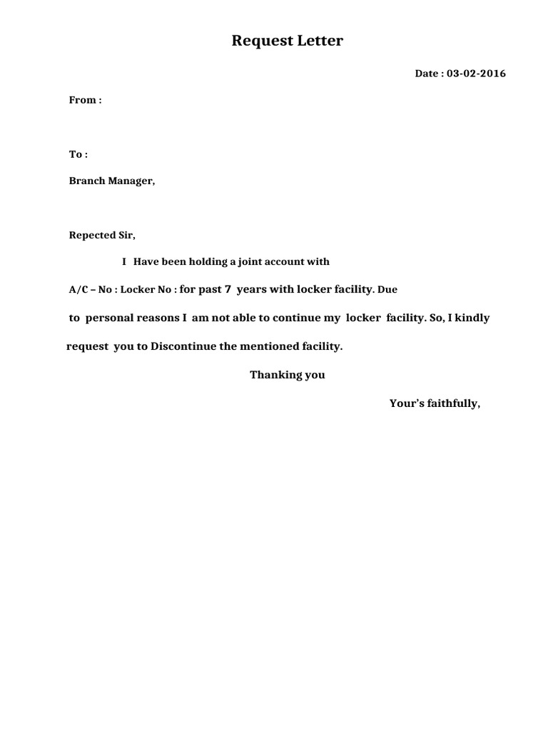 Locker Closing Letter | PDF