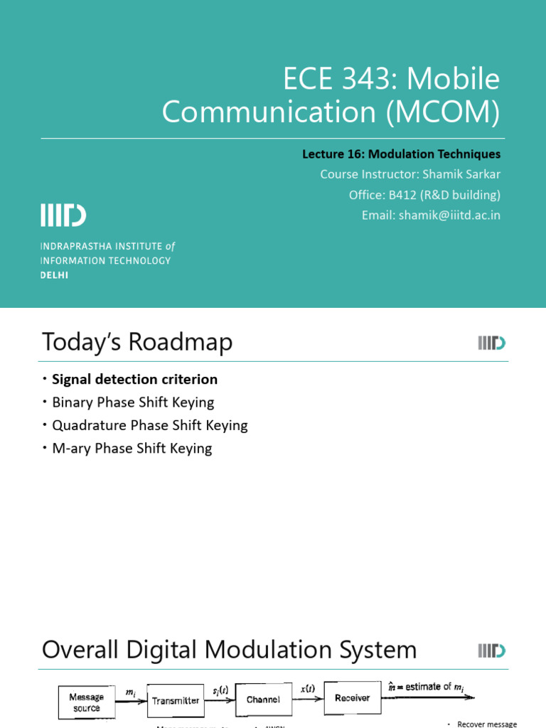 M Com Lecture 16 | PDF