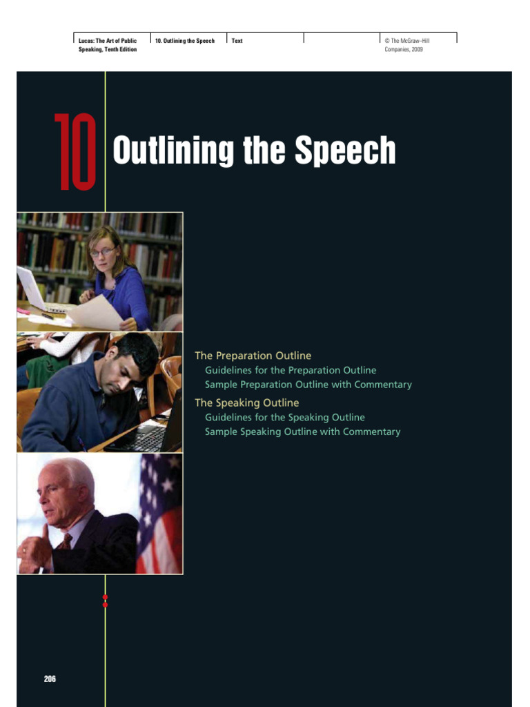 Outline of Speaking | PDF