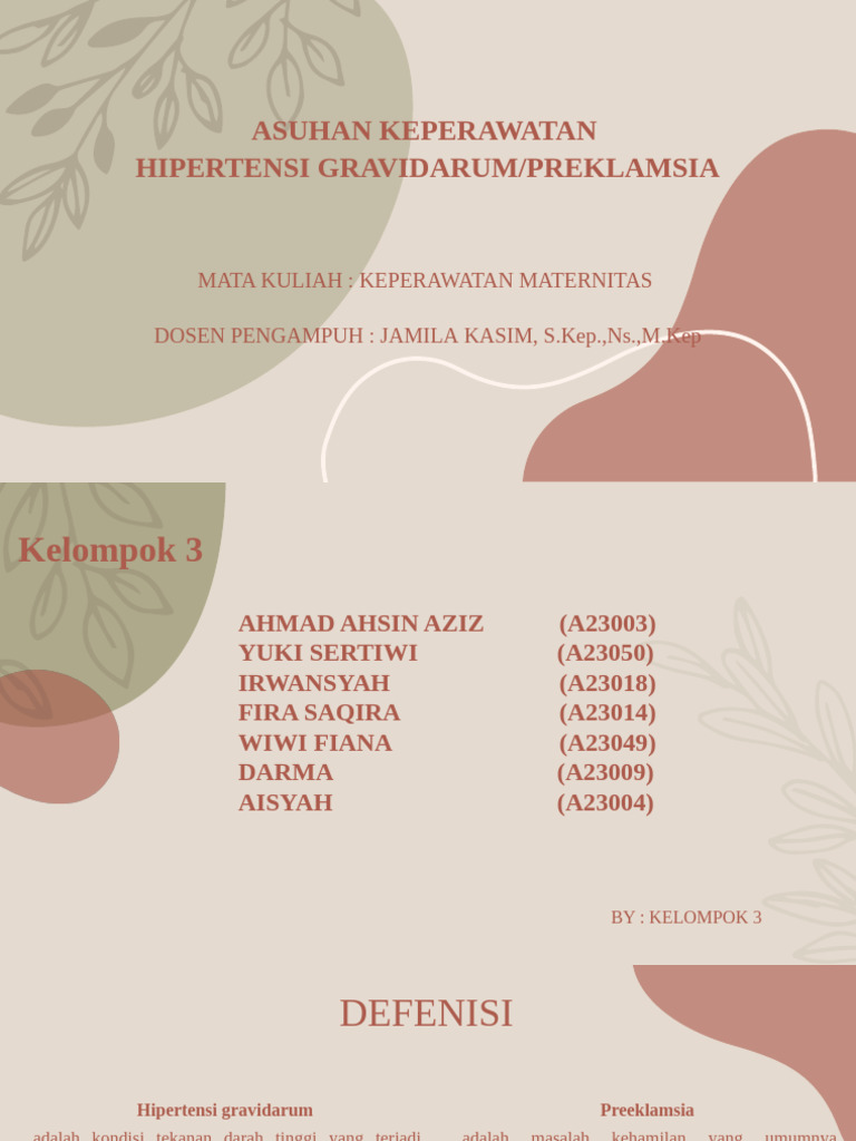 Asuhan Keperawatan Hipertensi KLP 6 | PDF