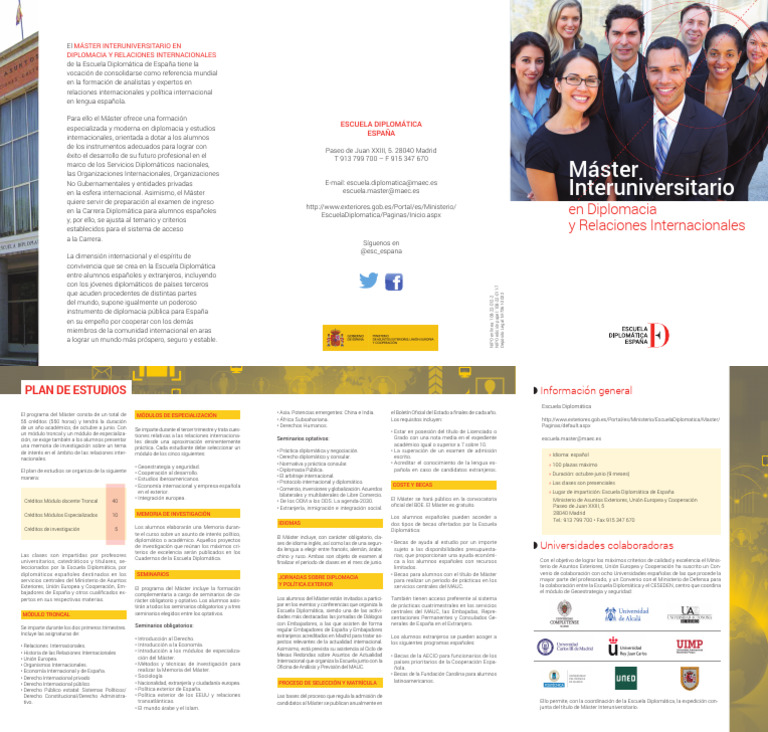 Triptico Master 2022 | PDF