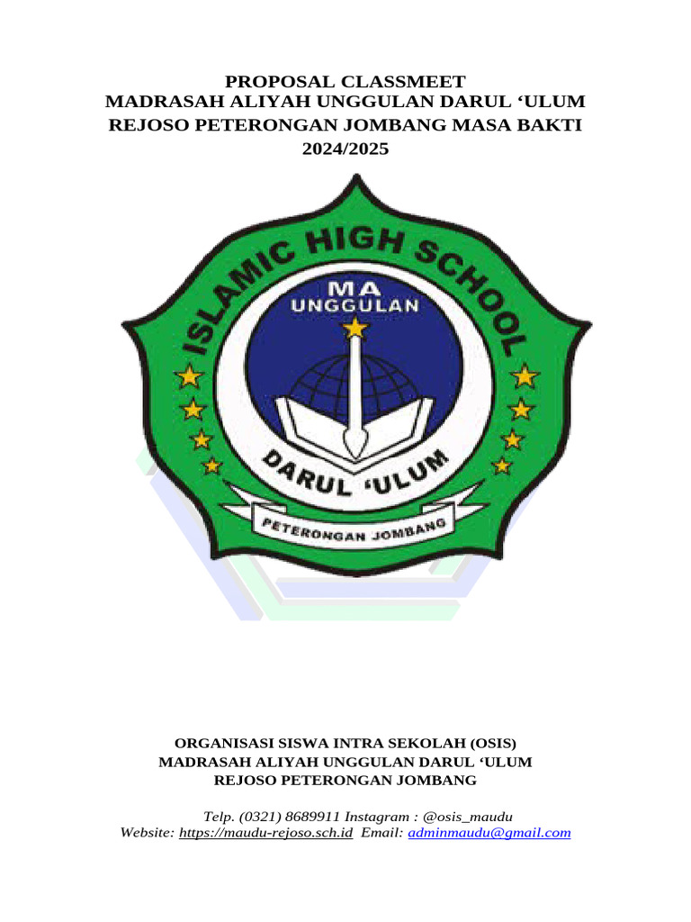 Proposal Classmeet | PDF