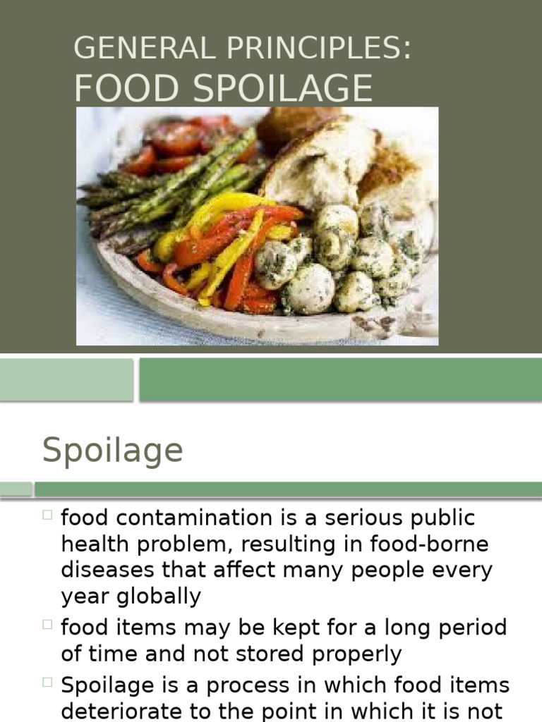 FooD Spoilage | PDF