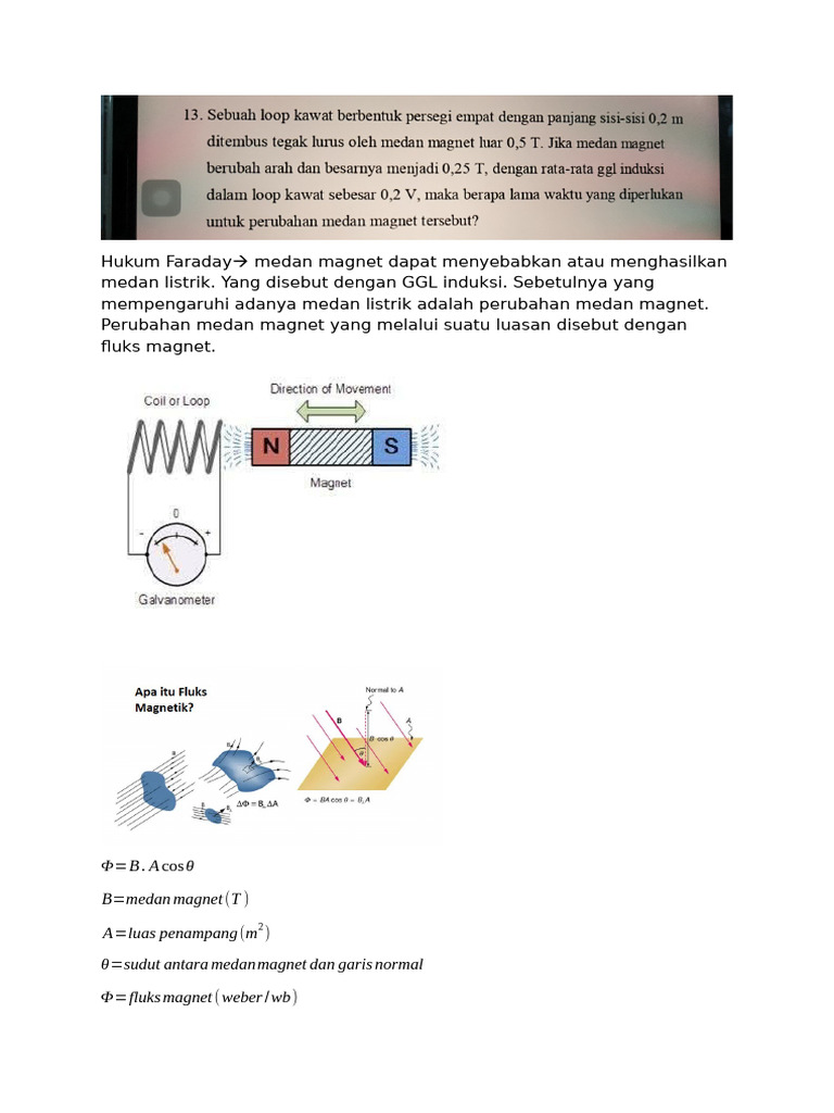 Hukum Faraday | PDF
