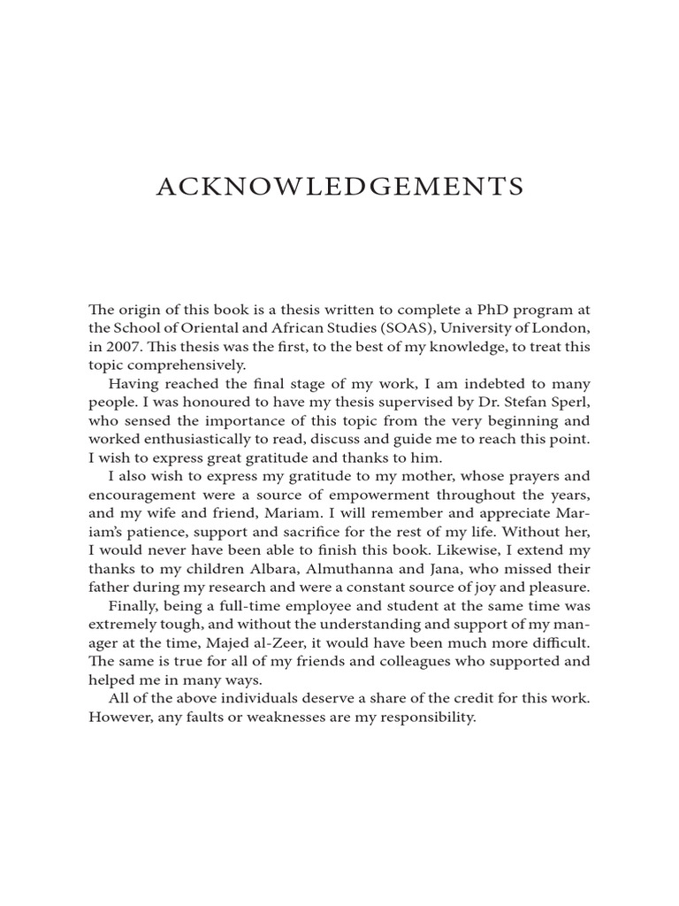 Acknowledgements | PDF
