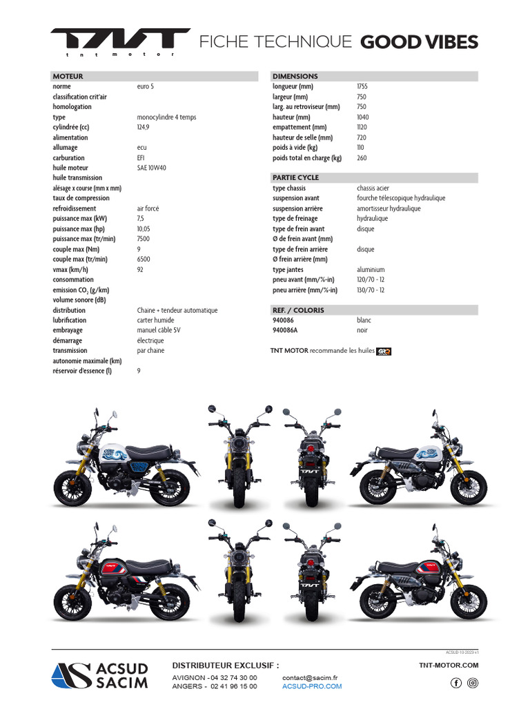 Fiches Techniques TNT GOOD-VIBES 2024 | PDF