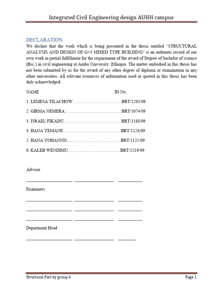 Final Structure | PDF