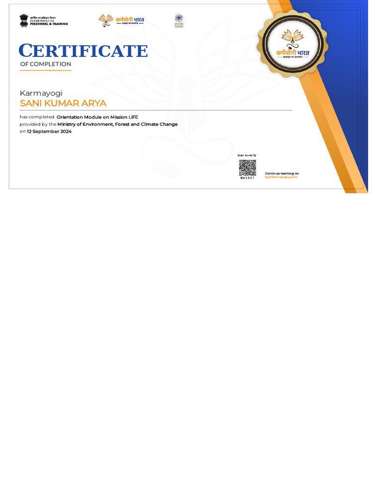 Final Certificate | PDF