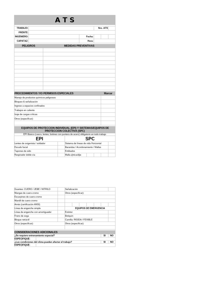 ATS Formato Tipo 3 | PDF