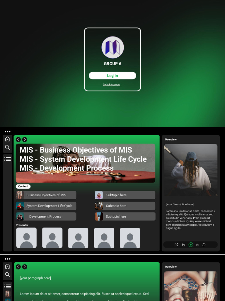 Spotify PPT Template 1 | PDF