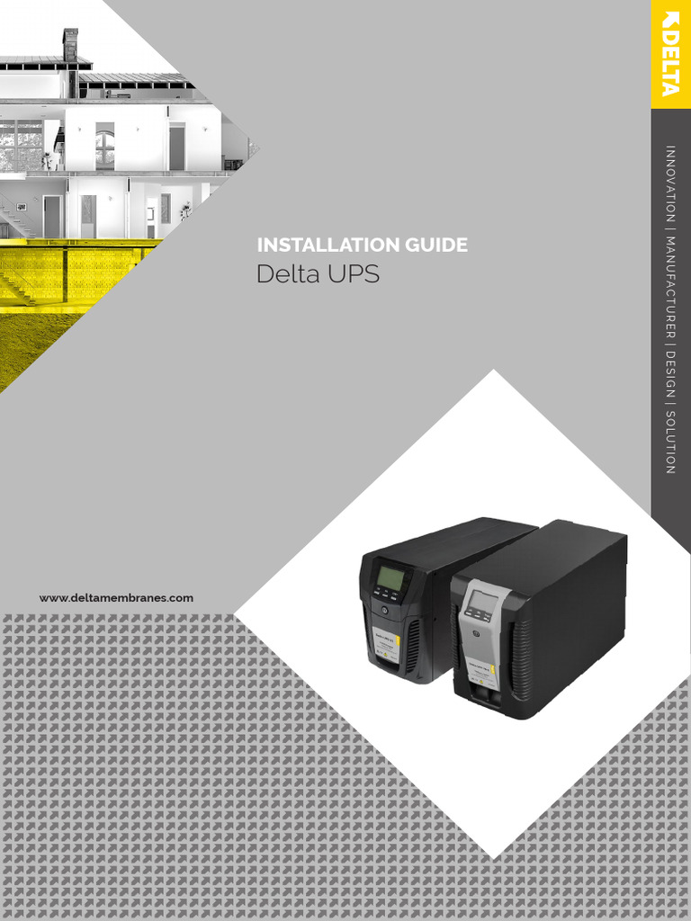 Delta-UPS-Installation and Operating Guide | PDF