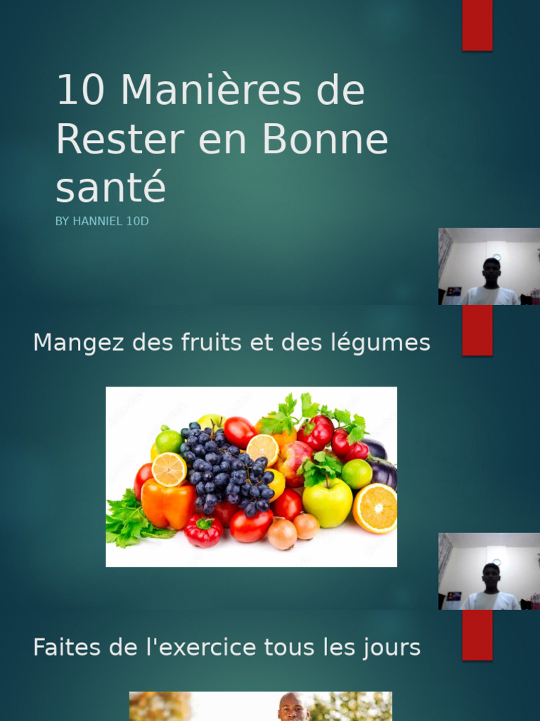 10 Manières de Rester en Bonne Santé | PDF