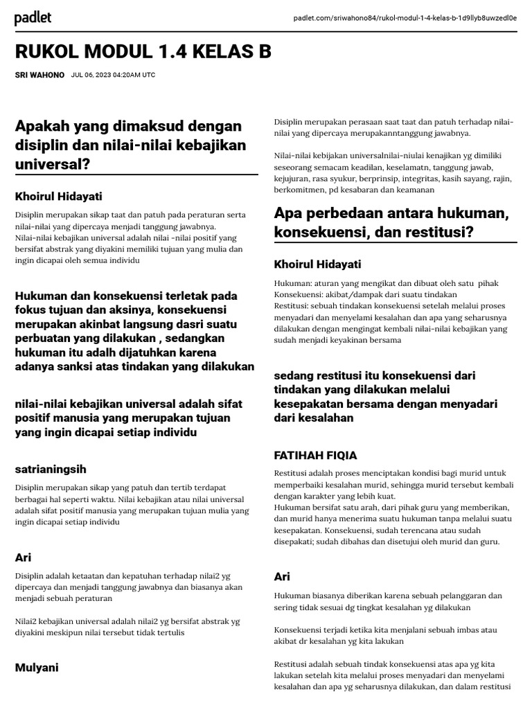 Padlet 1d9llyb8uwzedl0e | PDF