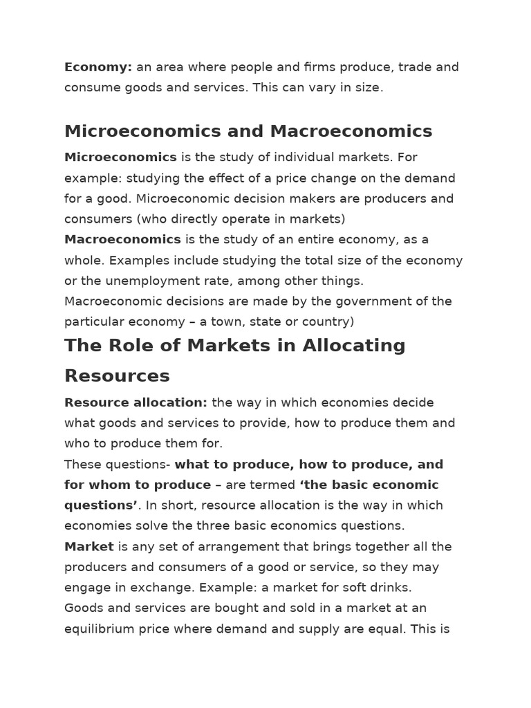How Market Works | PDF