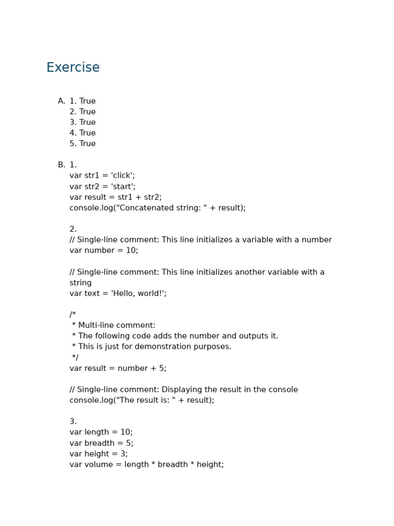 Unit 5_Exercise | PDF