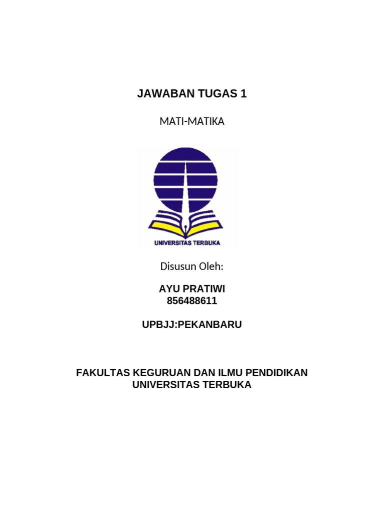 Mati-Matika (Ayu Pratiwi) | PDF