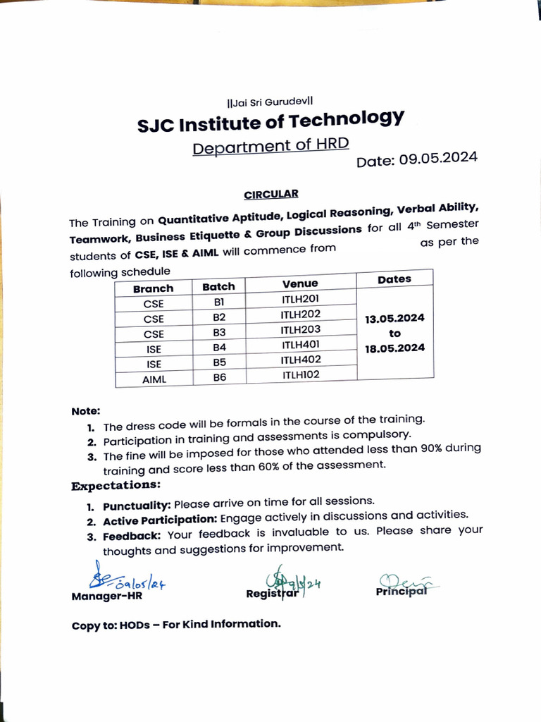 Circular Training | PDF