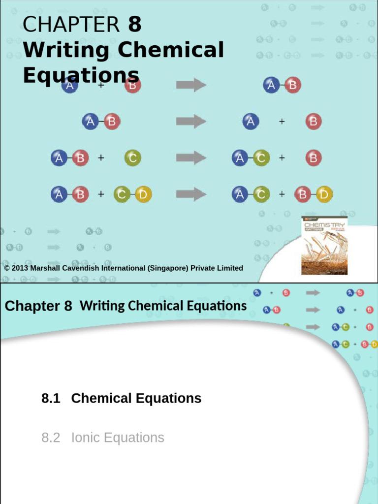 Chemistry Matters - C8 Writing Chemical Equations | PDF