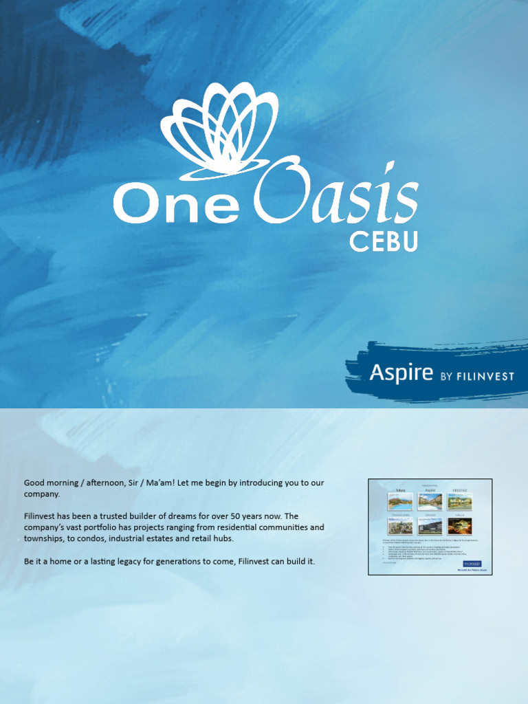 Presentation One Oasis | PDF