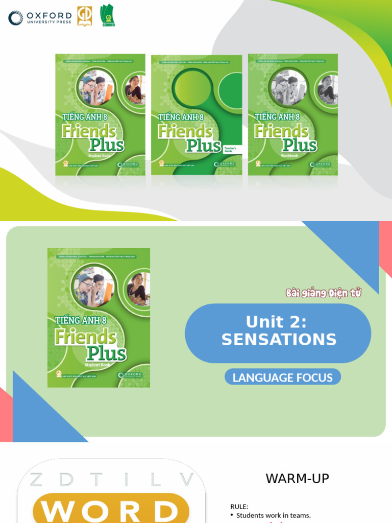 Tieng Anh 8 Friends Plus - Unit 2 - Lesson 3 | PDF