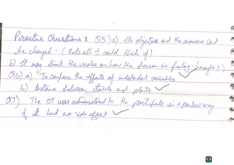 Mualikah Milgram Practice Ques Checked | PDF