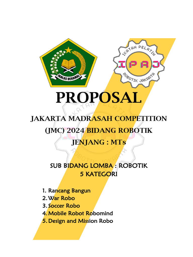 Juknis Lomba Robotik JMC 2024 Jenjang MTs Final | PDF