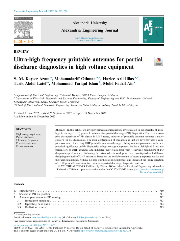 Ultra-High Frequency Printable Antennas For Partial Discharge ...