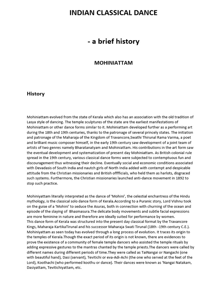 1 Classical dance of india | PDF