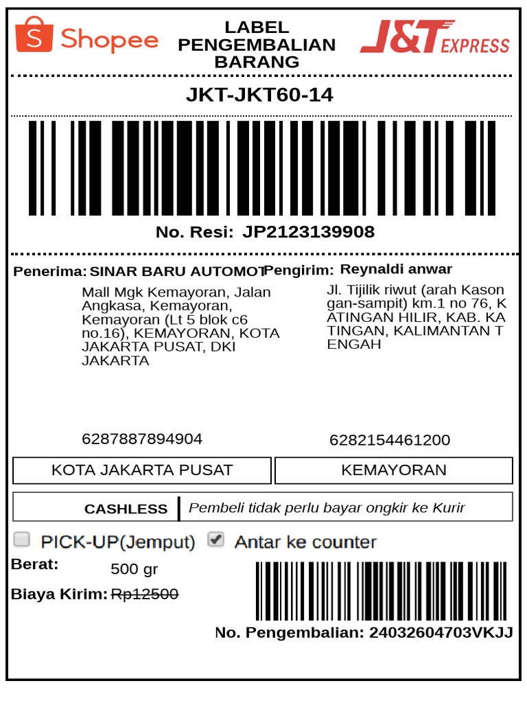 Get Return Label | PDF