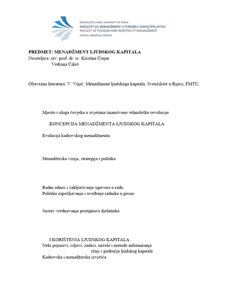 MLJK - Skripta - Pitanja - Ponavljanje Gradiva | PDF