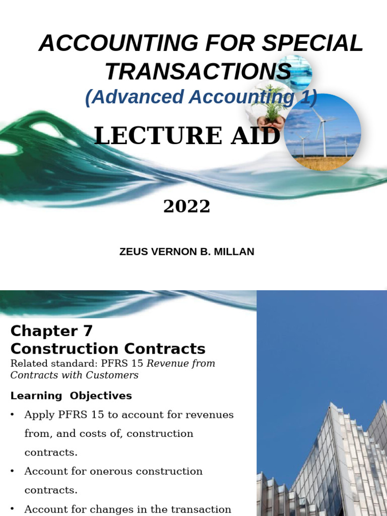 Chapter 7 - Construction Contracts | PDF